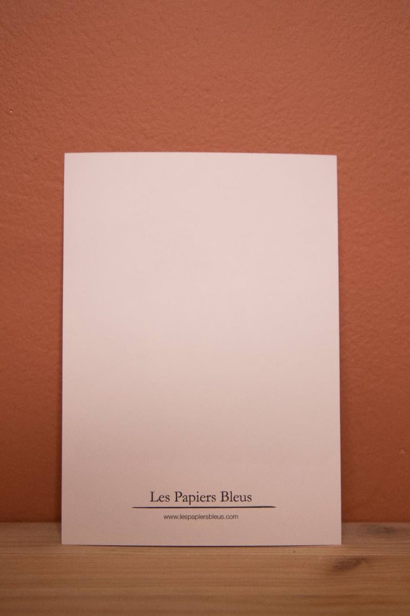 Carte “Feuilles de palmier” – Les Papiers Bleus Cyanotype